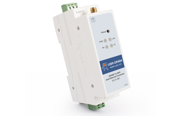 Buy USR-DR404 - USR-IOT | Din Rail RS485 to WiFi Converter Online | Evelta