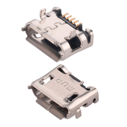 MUP-U513 - 5 Pin Micro USB Female Connector | Evelta