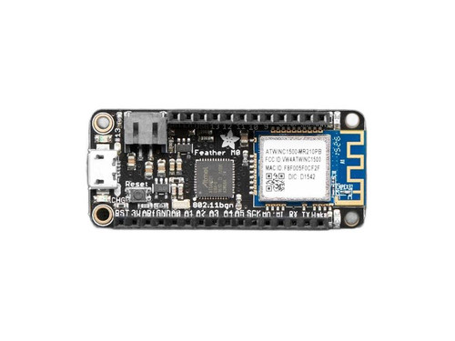Assembled Adafruit Feather M0 WiFi – Stacking Headers | Evelta