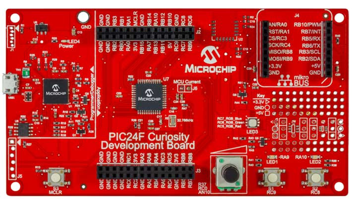 DM182027 - MICROCHIP | PIC18F47K40 Board | Evelta