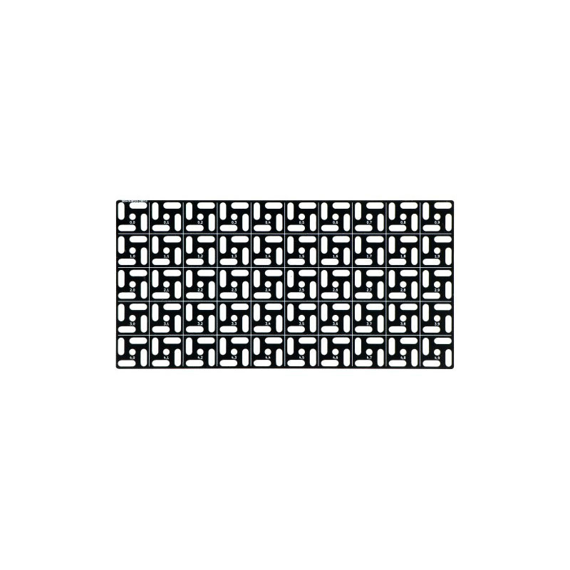 Buy Adafruit Swirly Aluminum Mounting Grid for 0.1" Spaced PCBs | Evelta