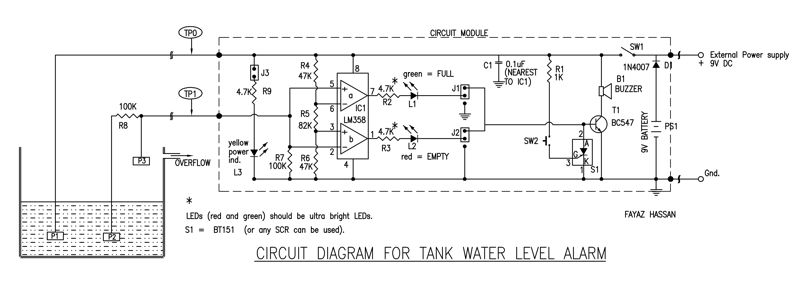 Tank Water Level Alarm - Evelta Electronics