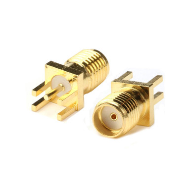 Buy SMA Connector Female PCB Edge - Straight Online | Evelta