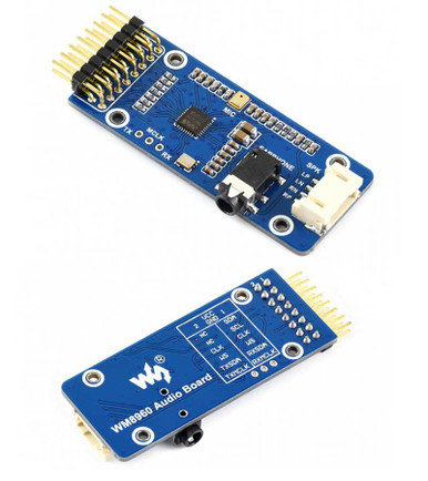 Buy WM8960 Stereo CODEC Audio Module, Play/Record - Waveshare | Evelta