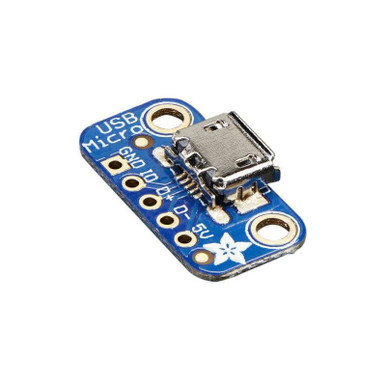 USB Micro-B Breakout Board - Adafruit | Evelta