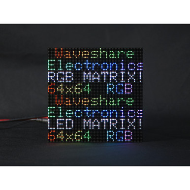 RGB LED Matrix Panel 64x64 Pixels 2.5mm Pitch Adjustable Brightness ...