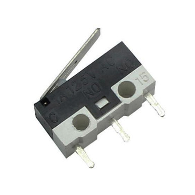 Buy Mini Micro Switch SPDT Short Lever Black OFF-(ON) 3Pin PCB Terminal ...
