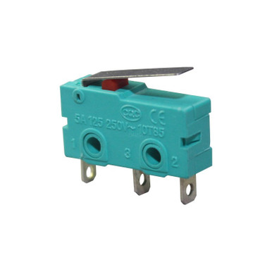 Buy Micro Switch SPDT Short Lever Green OFF-(ON) 3Pin Solder Terminal ...
