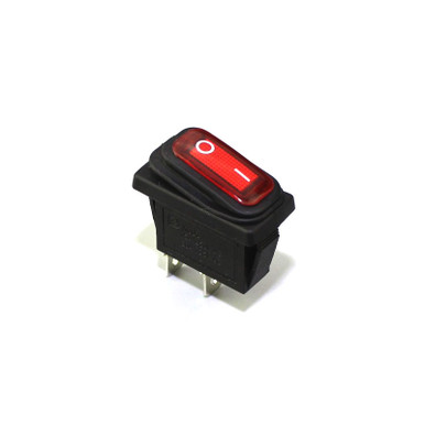 Buy Micro Rocker Switch Waterproof, 2 Pin, ON-OFF Online | KCD3-101W-R ...