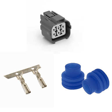 6189-0133 6-Pin Female Automotive Connector | Durable PA66 Housing | 2 ...