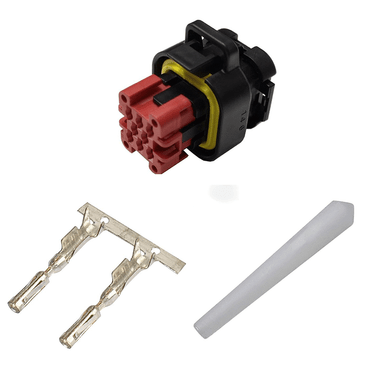 776286-1 & 776286-2 8-Position Female Free Hanging Plug Housing | AMP ...