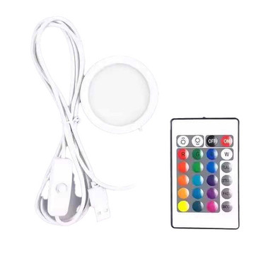 Bambu Round RGB Lamp with Remote Control | Colour Upgrade for 3D ...