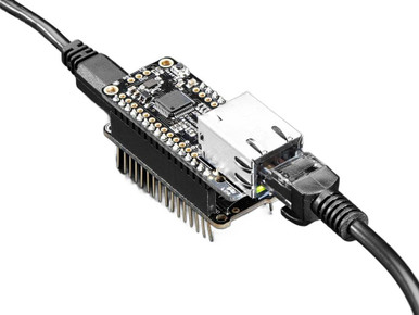 Adafruit Ethernet FeatherWing – WIZ5500 Wired Networking Expansion | Evelta