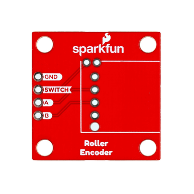 SparkFun Roller Encoder Breakout with EVQWGD001 Roller Wheel Switch ...