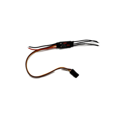6A Brushless ESC 2–4S with 5V 0.5A BEC for RC Aircraft