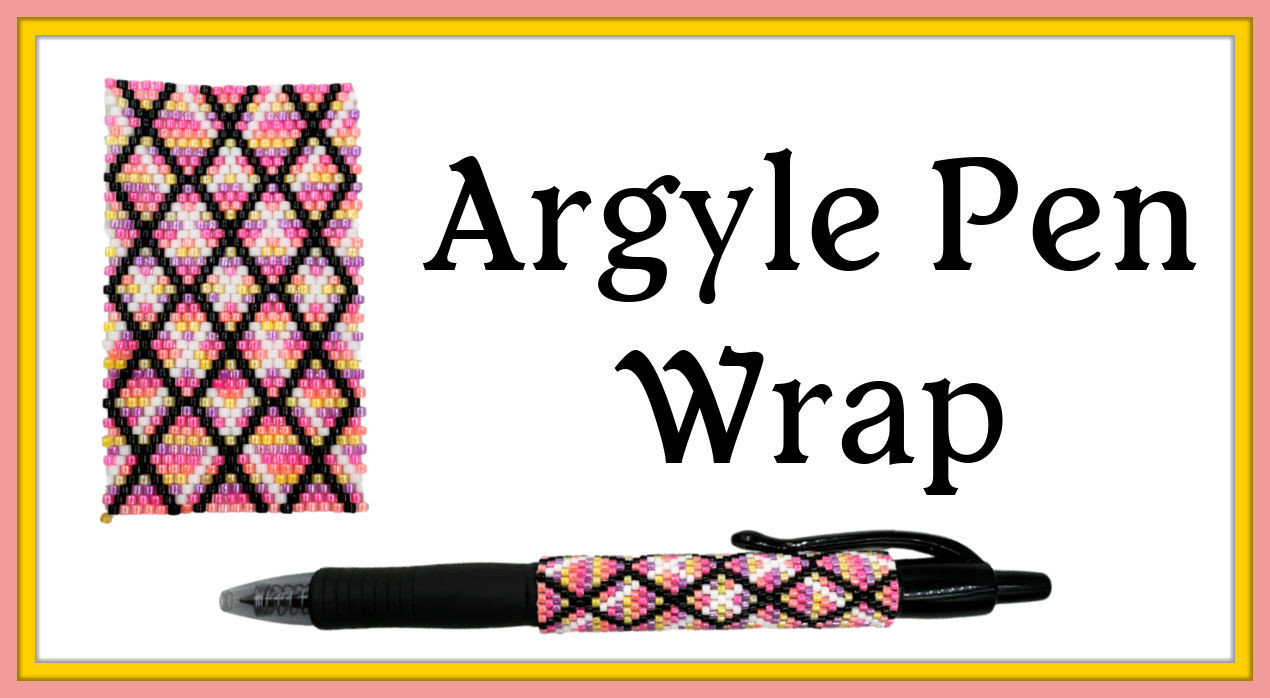Argyle Pen Wrap INSTANT DOWNLOAD Pattern