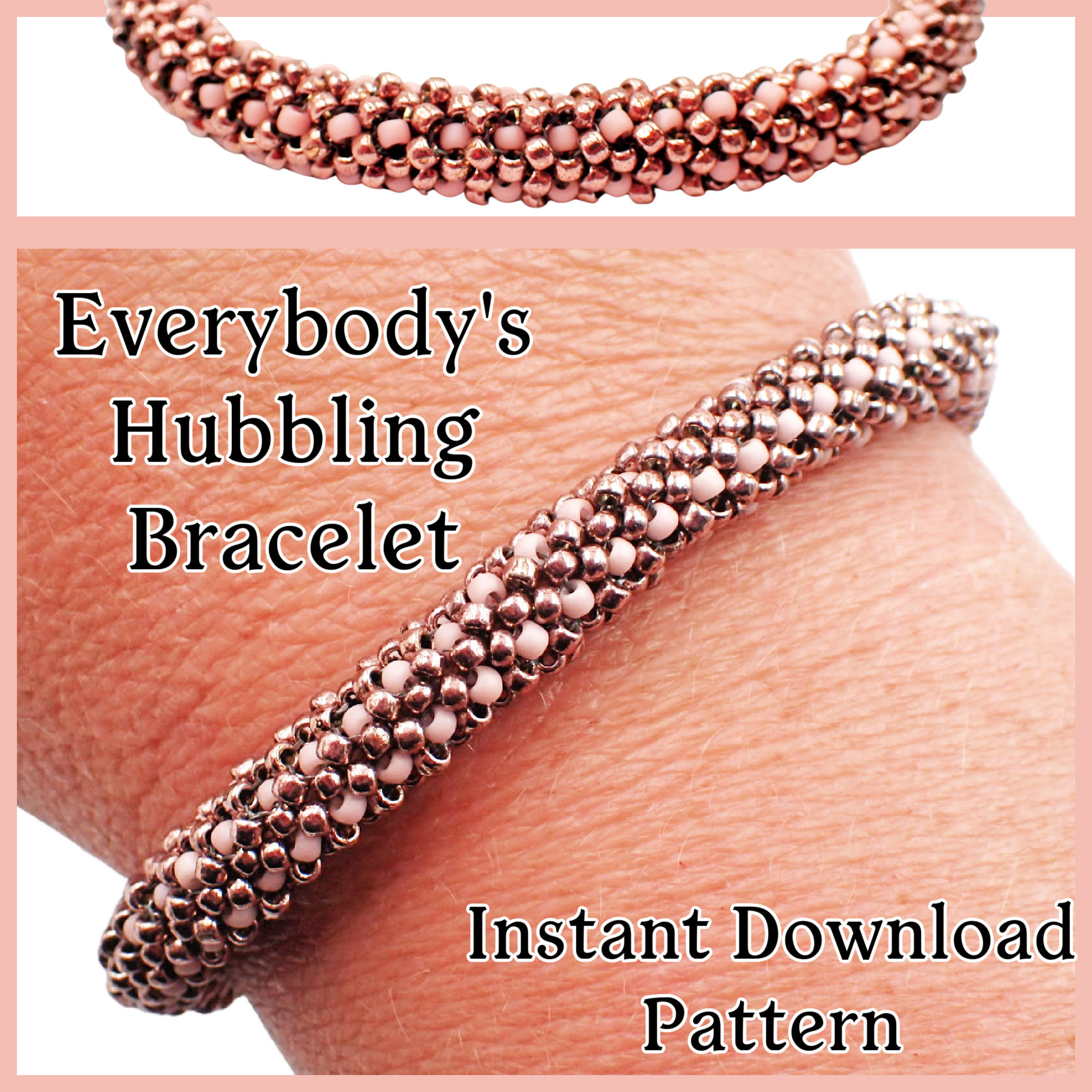 Everybody's Hubbling Bracelet PDF INSTANT DOWNLOAD Pattern - Off the ...