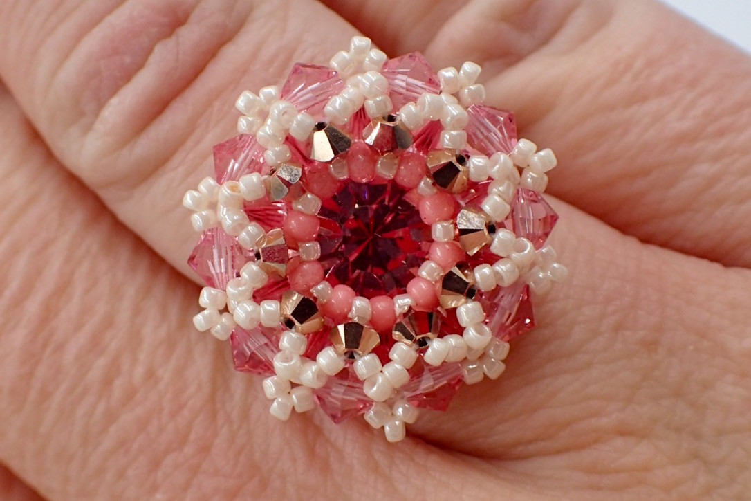 Prismatic Ring Tutorial - Instant Download Pattern - Off the Beaded Path