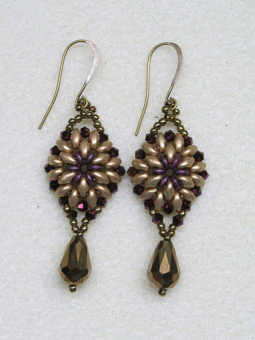 Oh Earrings INSTANT DOWNLOAD Tutorial - Off the Beaded Path