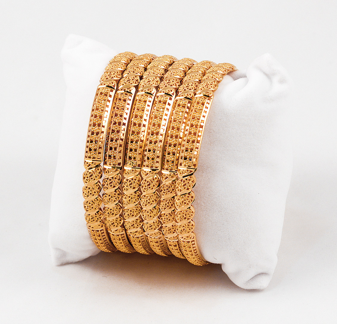 YELLOW GOLD - BANGLES - Page 4 - Baladna Jewelry