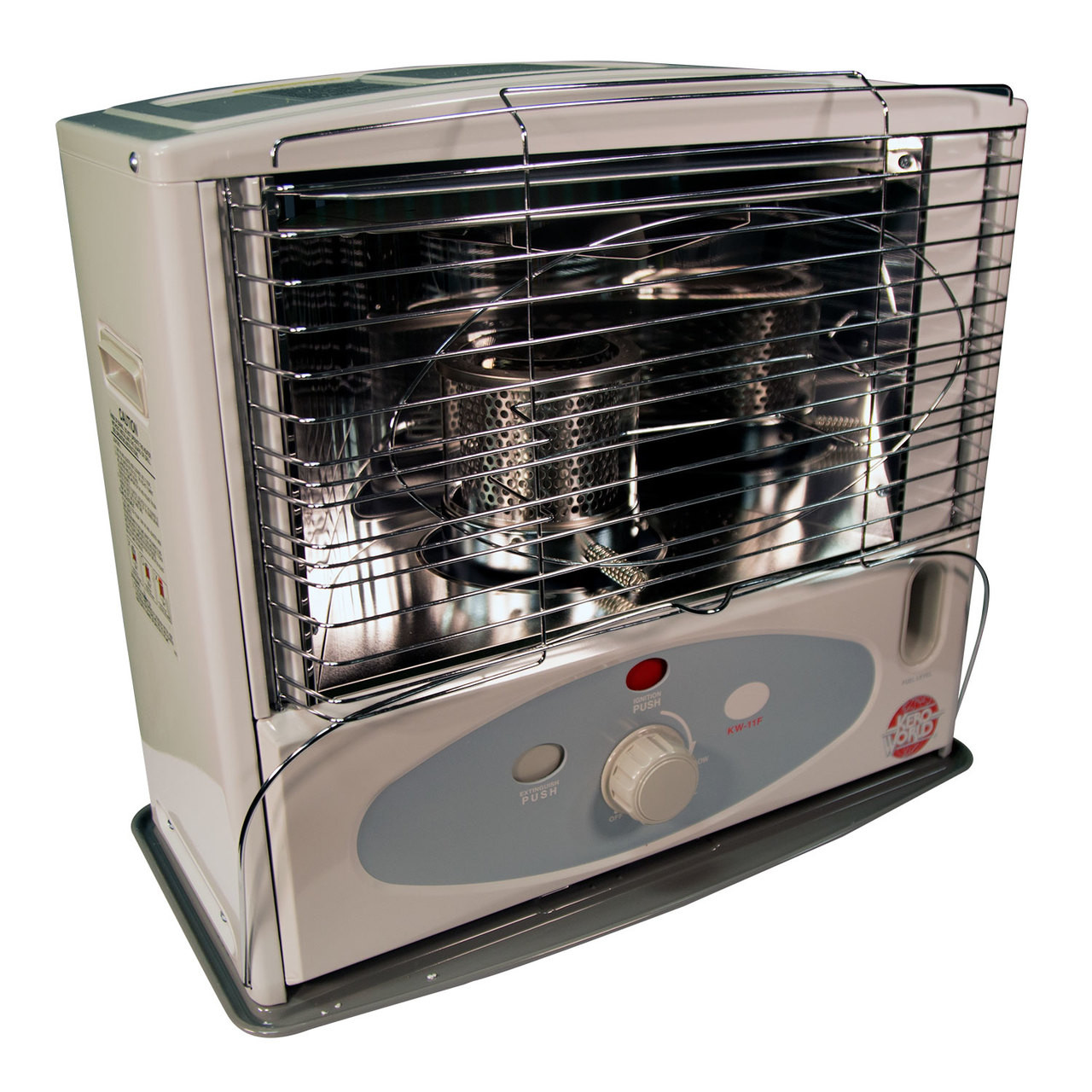 Kero World Radiant Kerosene Heater with Glass Burner KW-11F