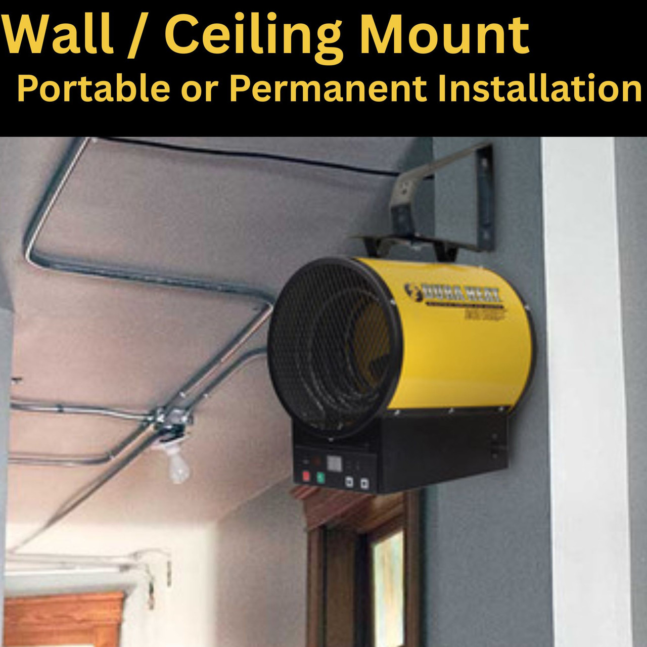 Electric Mountable Corded Heater With Remote EUH4000R