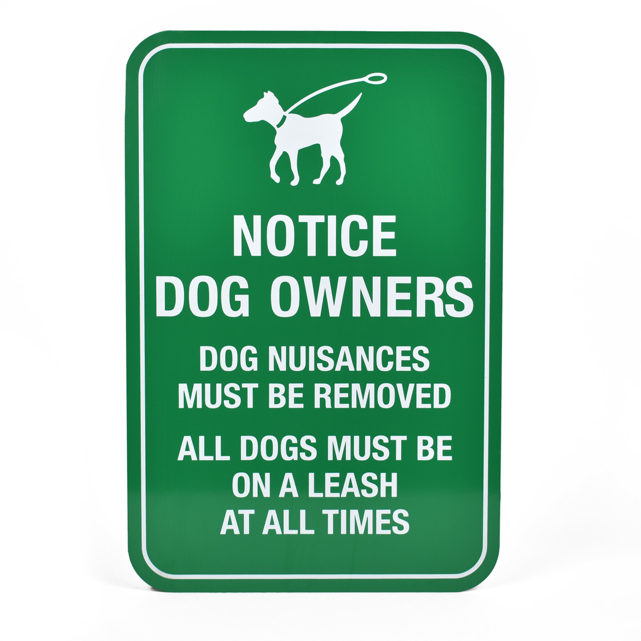 Sign -Leash or NO Leash