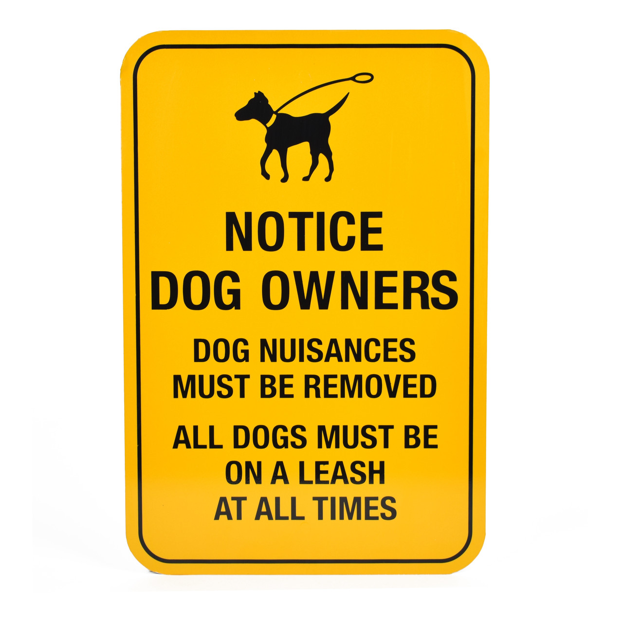 Sign -Leash or NO Leash
