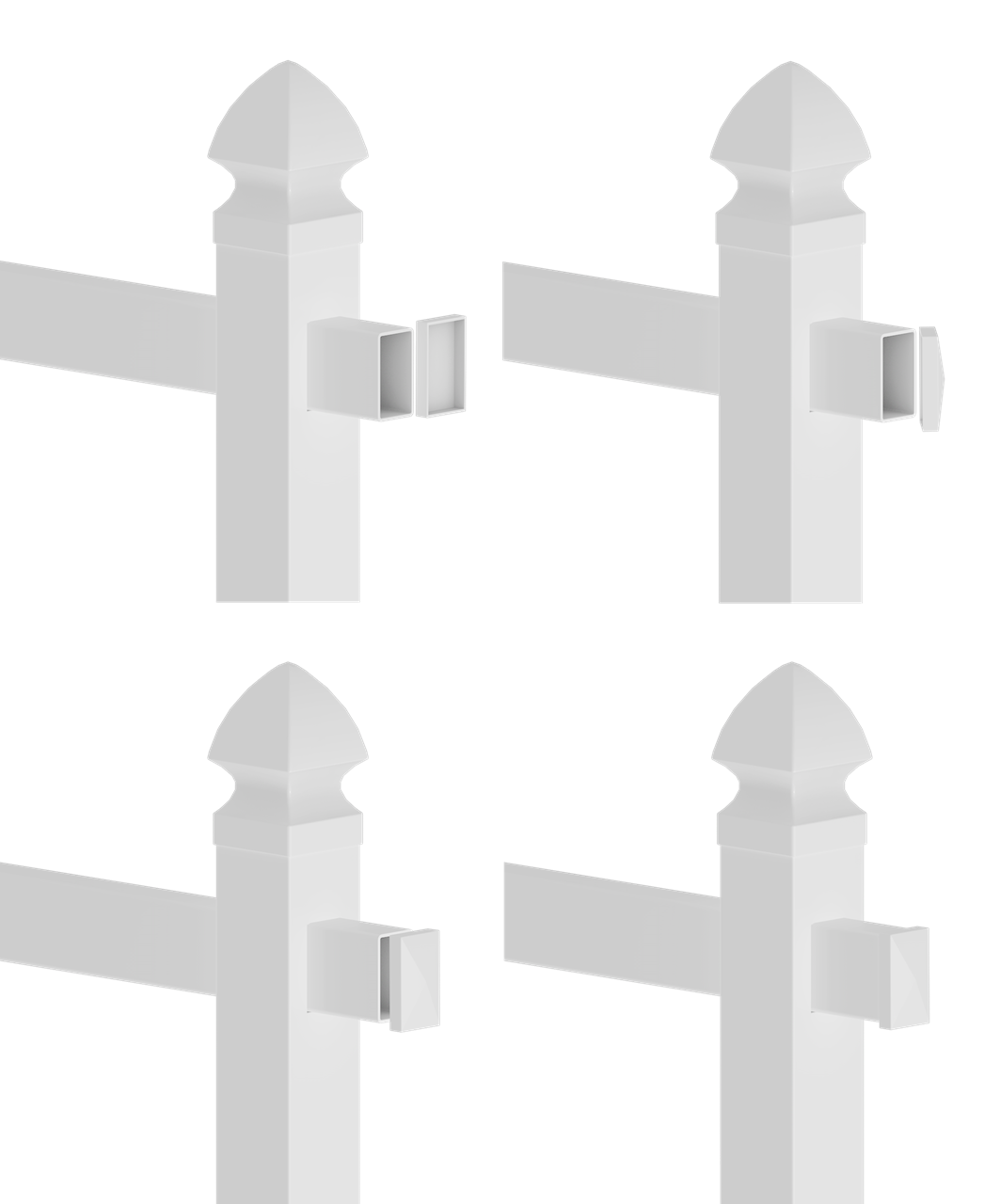 Real Estate Arm End Cap - Exterior Fit - 4Ever Products