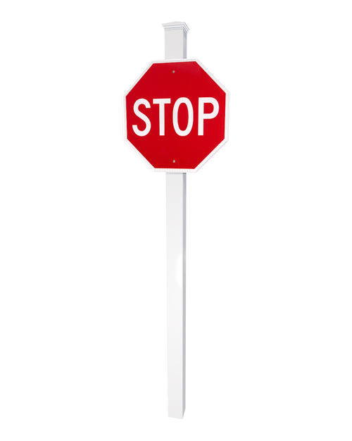 Vinyl Informational Street Sign Post (Bulk) - 4Ever Products