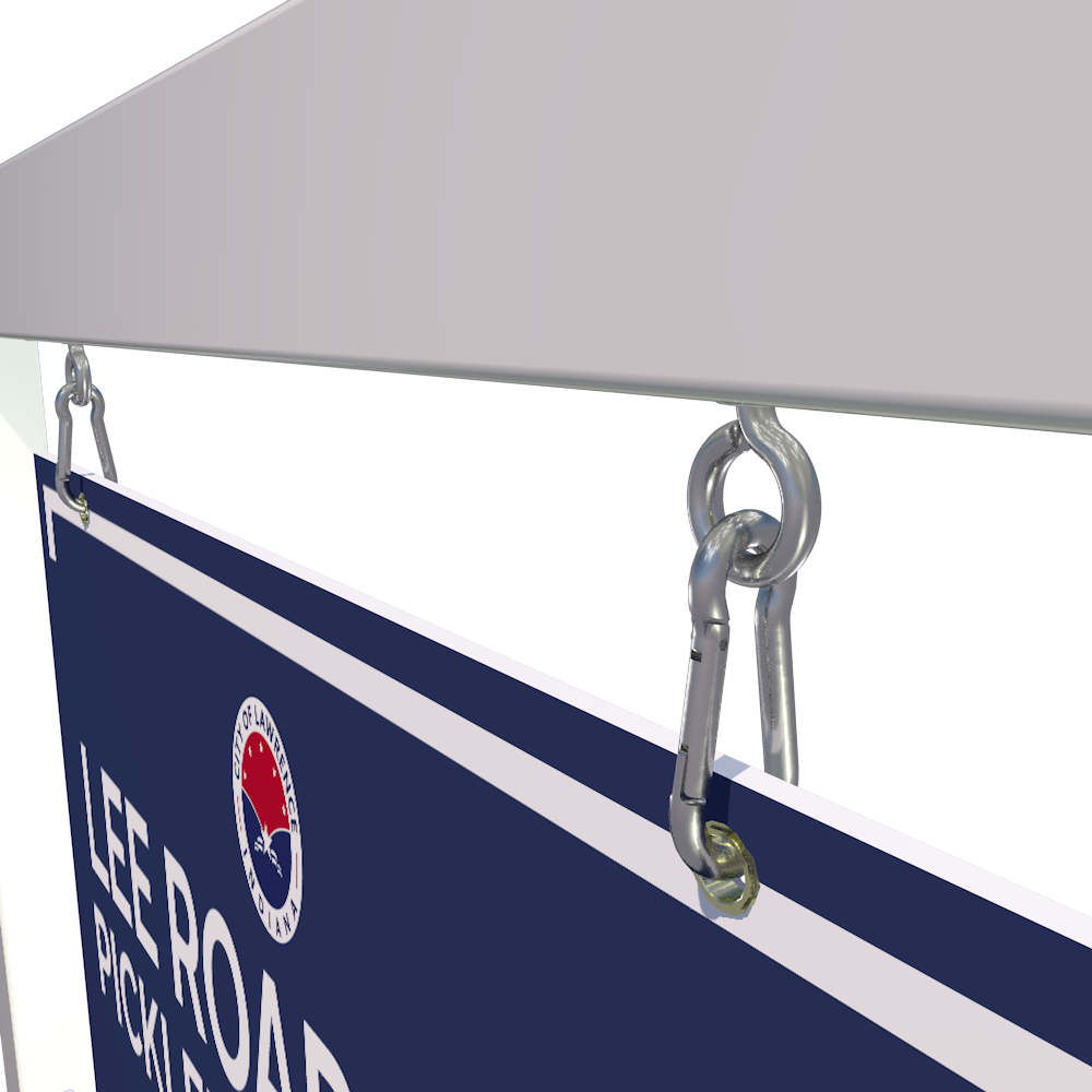 Set of Sign Clips (2) - Carabiner Style - 4Ever Products