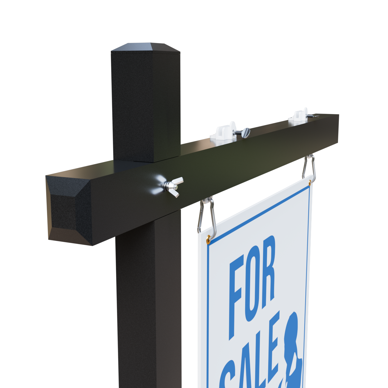 Aluminum Real Estate Post - 1pc Post - 4Ever Products