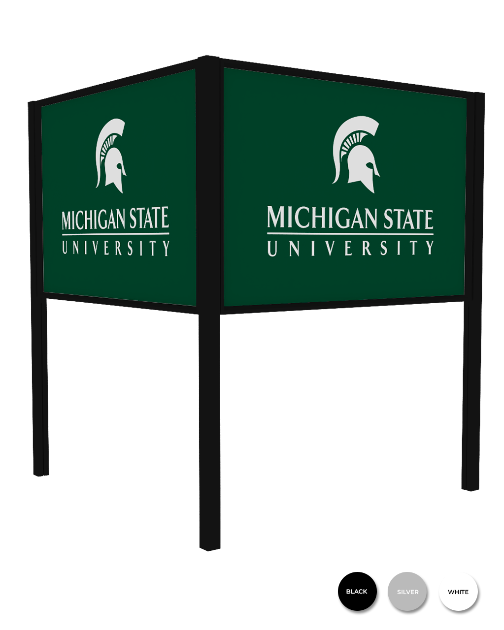 Single Panel Architectural Corner Frame System - 4Ever Products