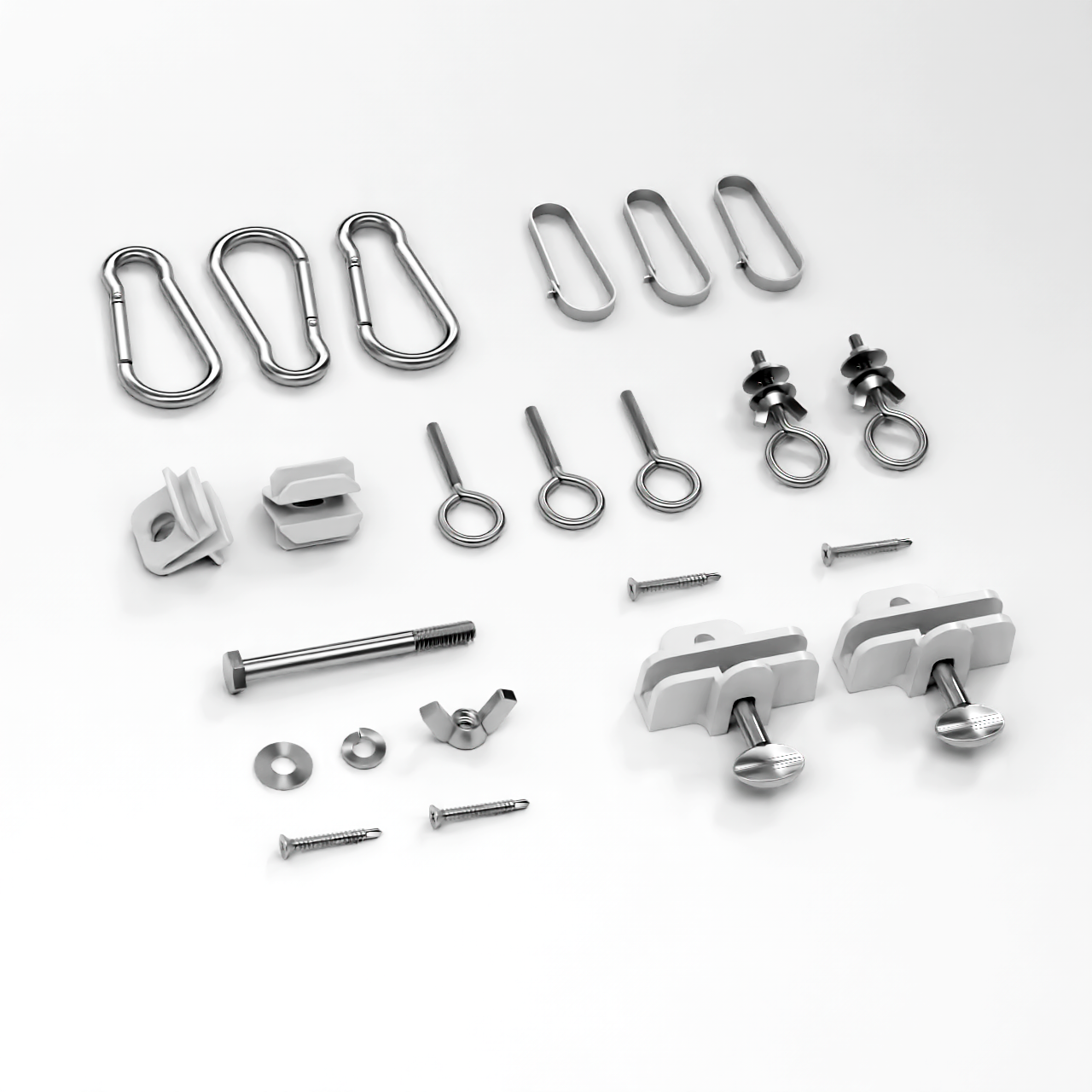Aluminum Real Estate Post Universal Hardware Kit