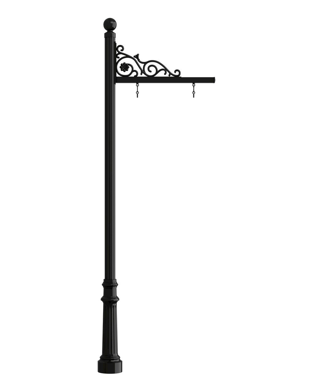 The 3" Fluted Hanging Sign Post System - 4Ever Products