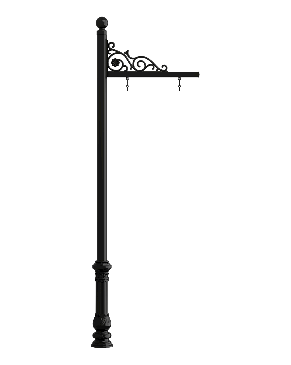 The 3" Round Hanging Sign Post System - 4Ever Products