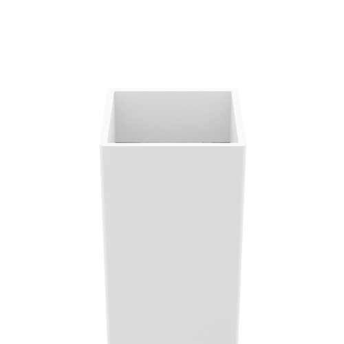 Ornamental Post - 3" x 3" Smooth Walled Square Post - White - 4Ever ...