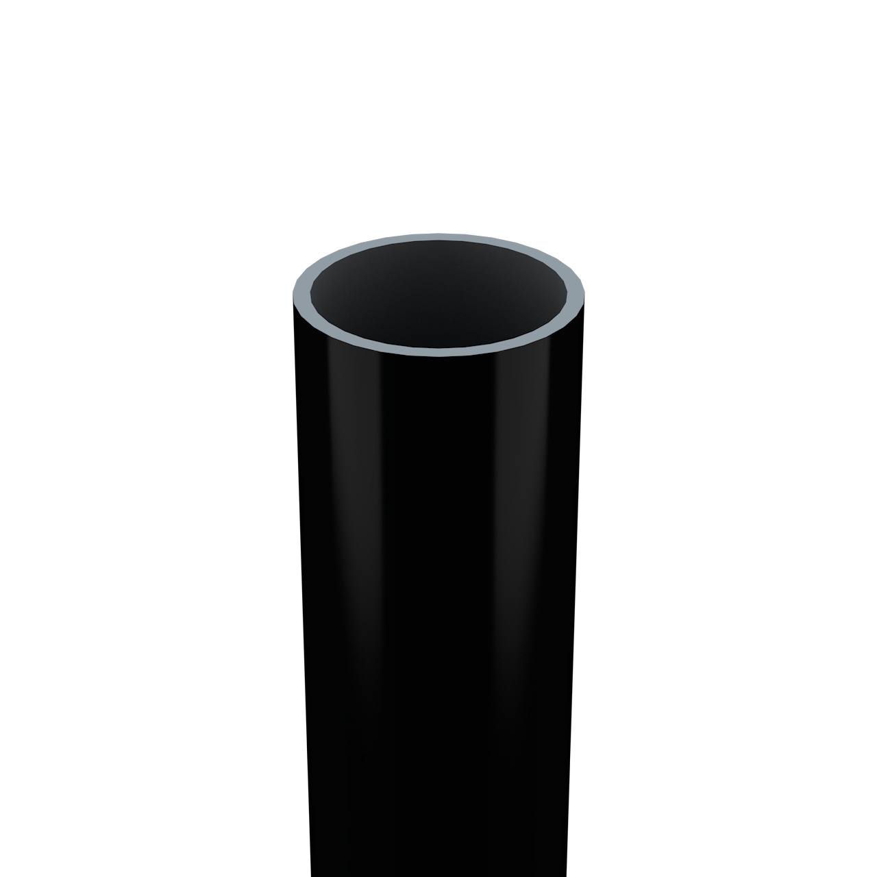 Ornamental Post - 2.5" Smooth Walled Round Post