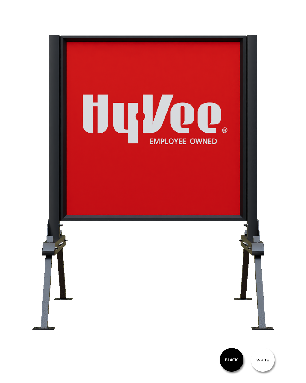 Portable Roadside Sign Frame