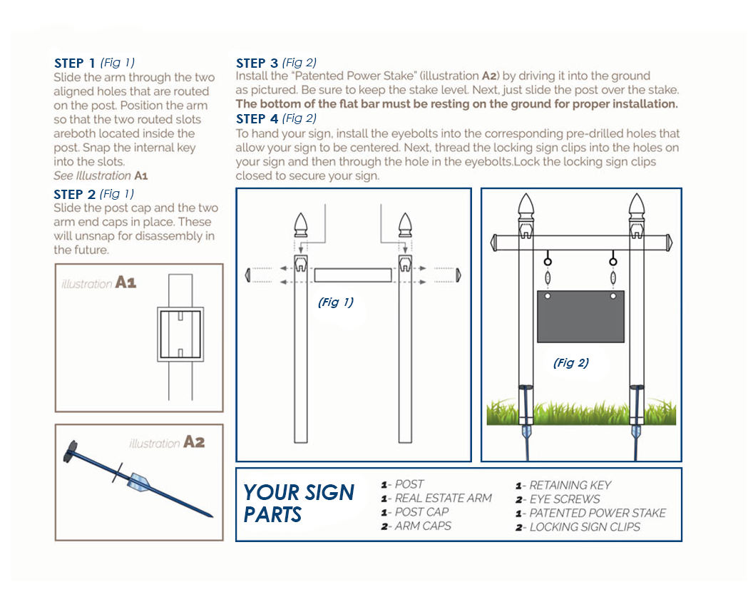 Landmark Vinyl Real Estate Post - 4Ever Products