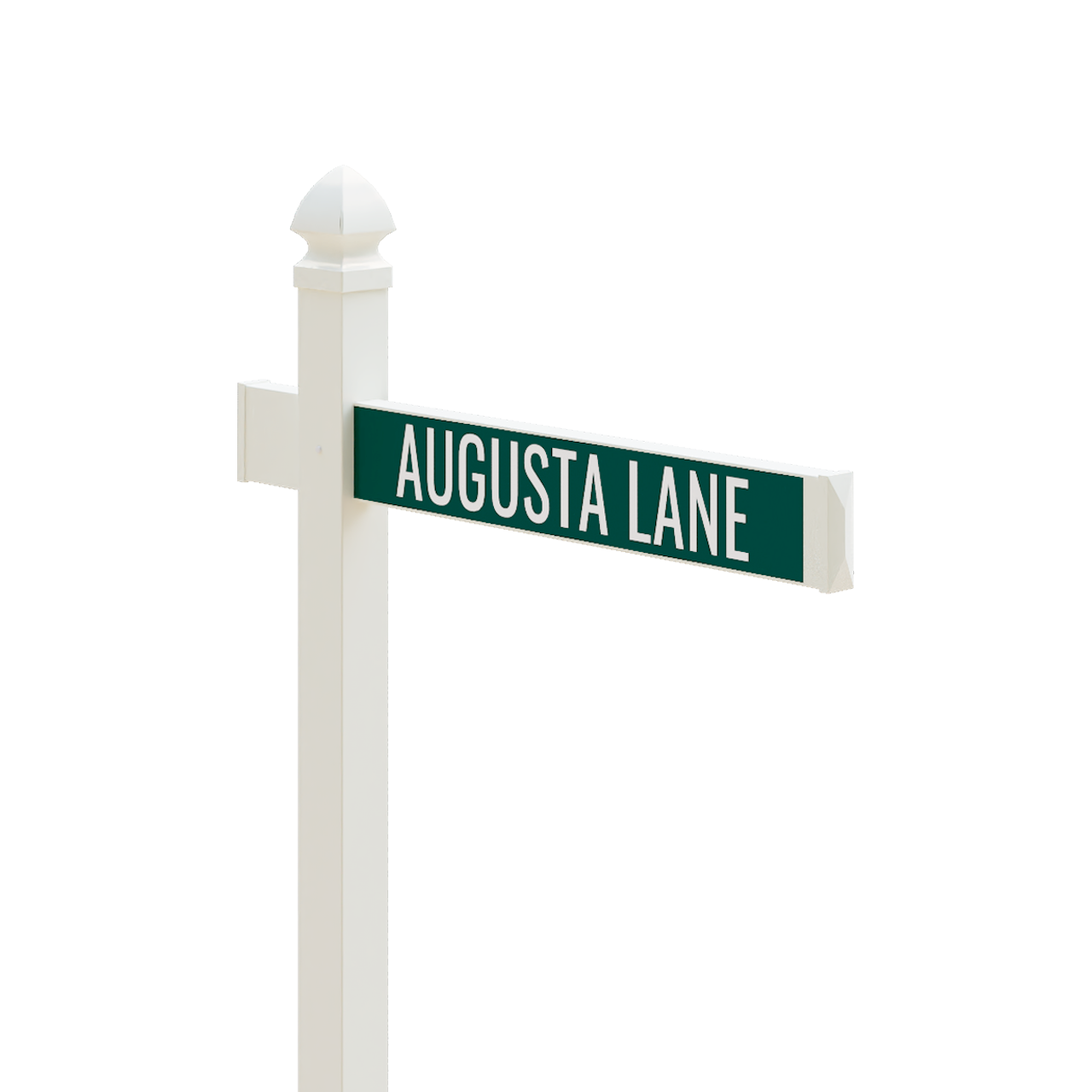 Vinyl Street Sign Post System with Single Blade - 4Ever Products