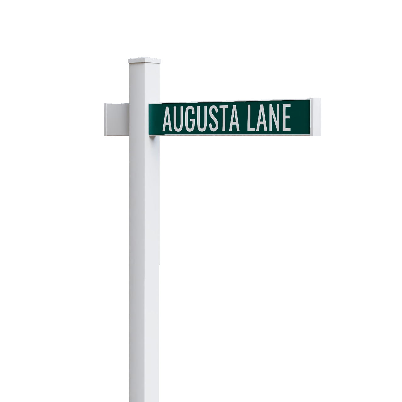 Vinyl Street Sign Post System with Single Blade - 4Ever Products