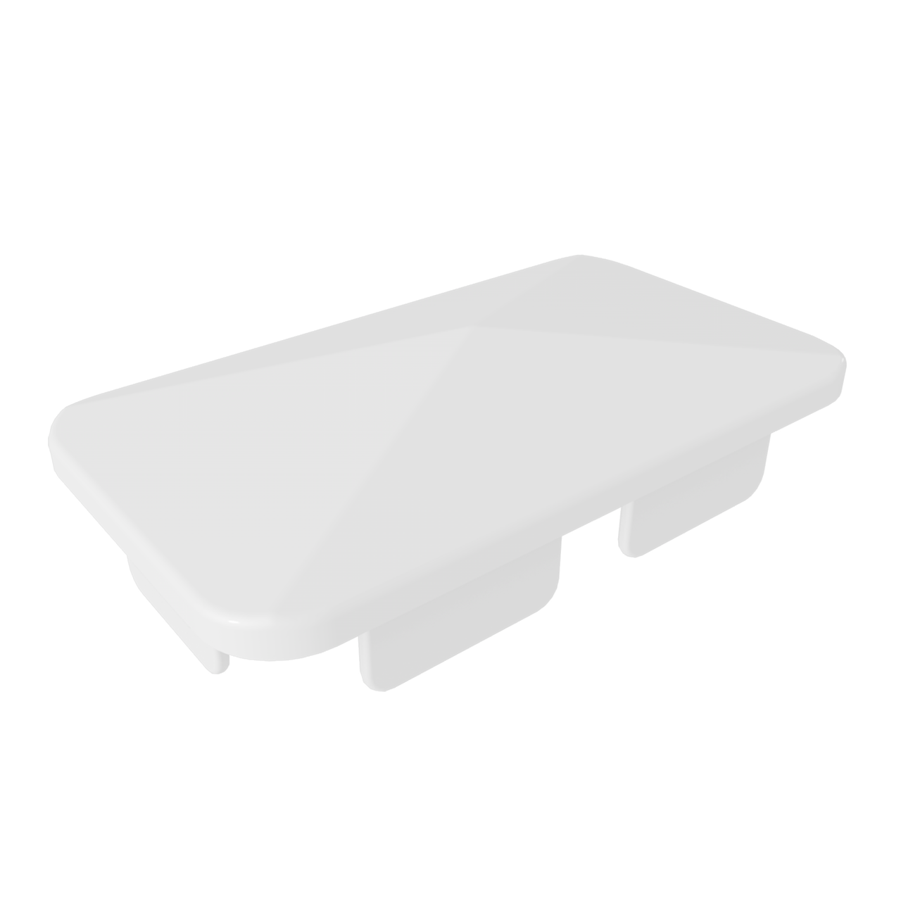 Real Estate Arm End Cap - Interior Fit (White) - 4Ever Products
