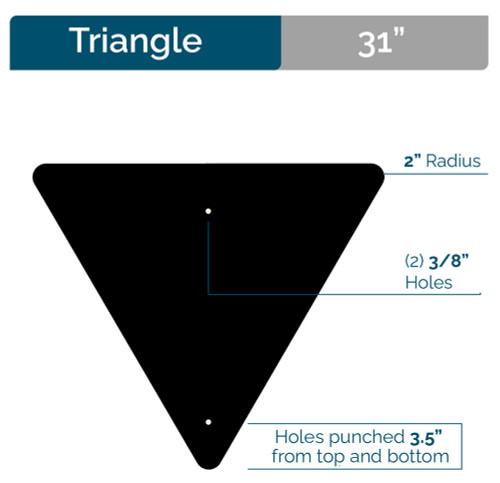 Sign Backer Triangle - 4Ever Products