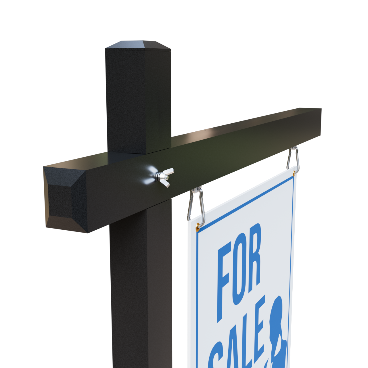 Aluminum Real Estate Post - 2pc Post - 4Ever Products