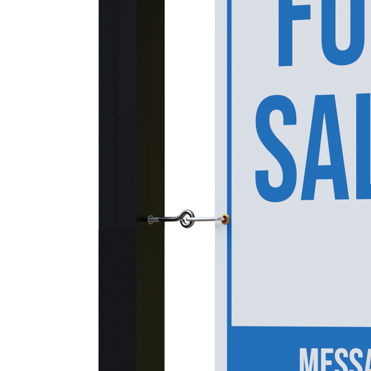 Aluminum Real Estate Post - 2pc Post - 4Ever Products