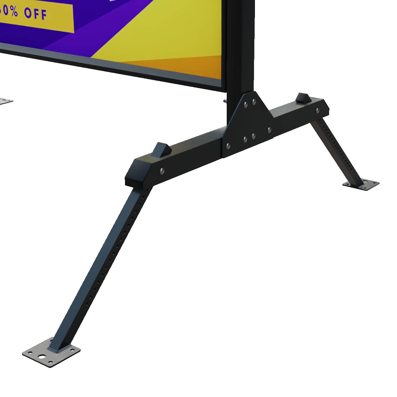 Portable Roadside Sign Frame