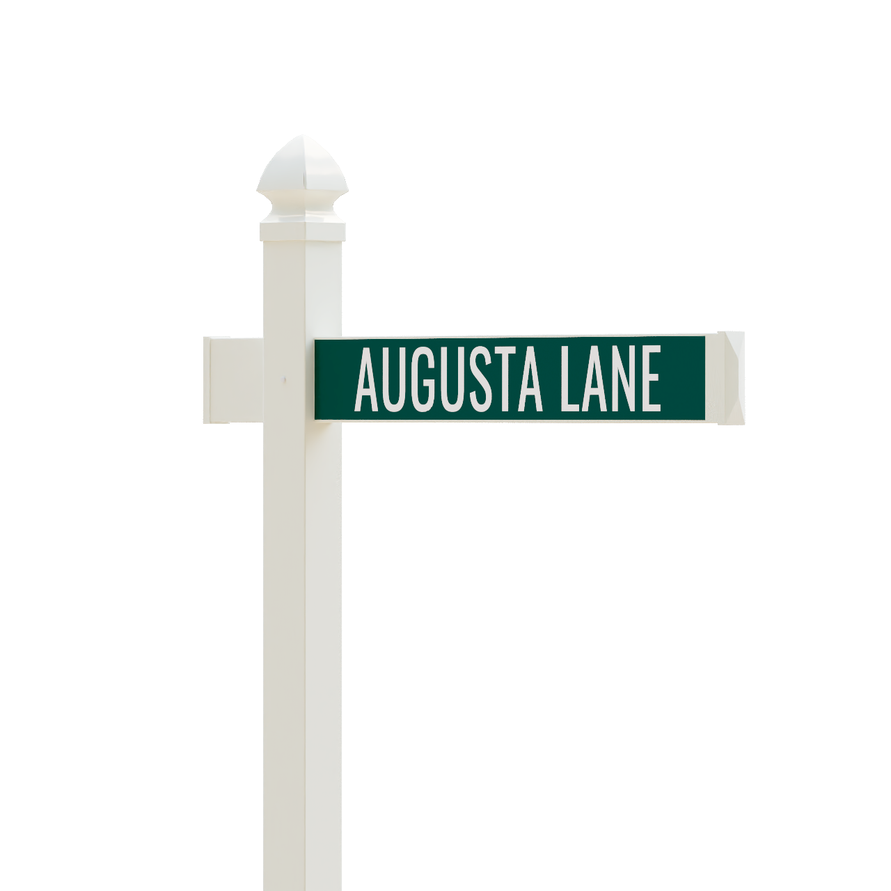 Vinyl Street Sign Post System with Single Blade - 4Ever Products
