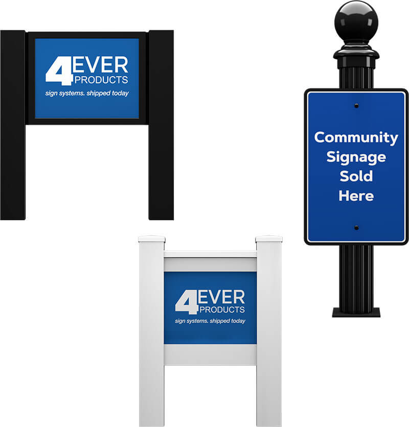 4Ever Vinyl Sign Frames - Vinyl Sign Frames - Real Estate Posts ...