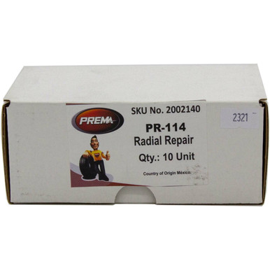 Prema PR-114 : Radial Repair 5-1/4" x 3-1/4" (Box of 10) 2002140 Radial ...
